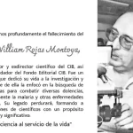 Lamentamos profundamente el fallecimiento del Dr. William Rojas Montoya ...